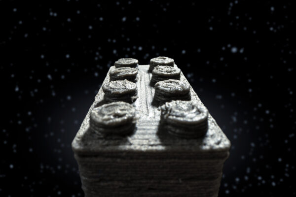 Building on the moon with LEGO bricks made of meteorites - MaterialDistrict
