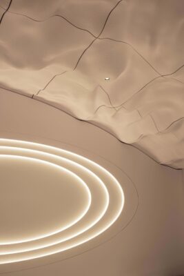 A 3D printed ceiling made of cellulose - MaterialDistrict