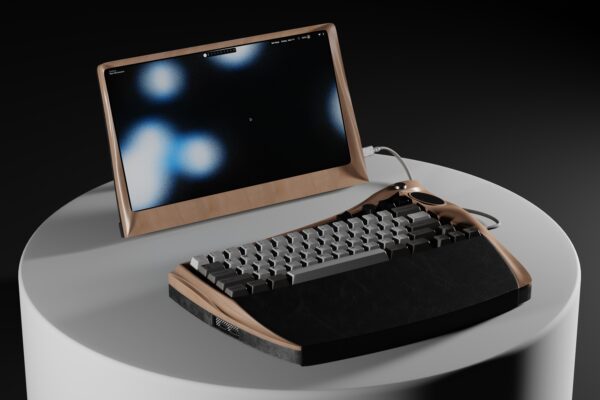 A computer made of wood - MaterialDistrict