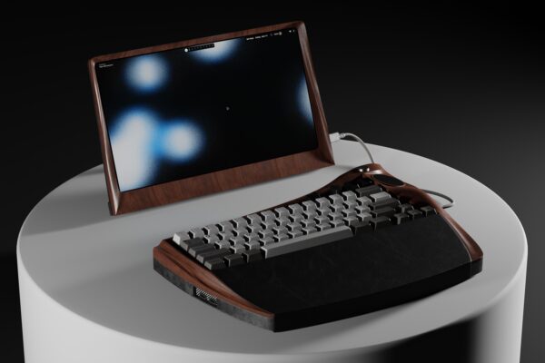 A computer made of wood - MaterialDistrict