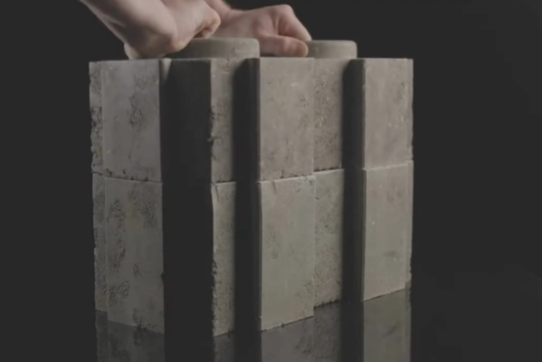 A LEGO-like building block made of recycled materials - MaterialDistrict