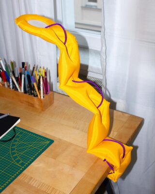 An inflatable table lamp - MaterialDistrict