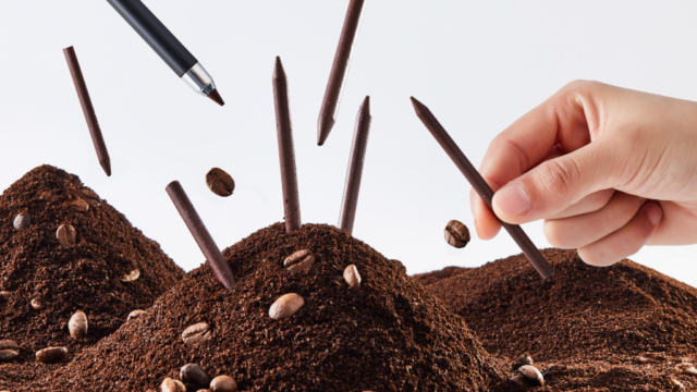 Pencil lead made of waste coffee grounds - MaterialDistrict