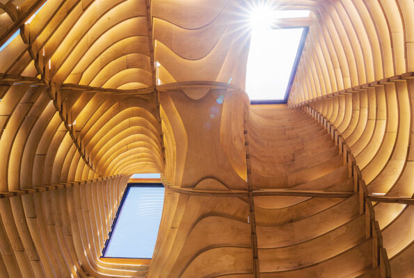 A pavilion made of mycelium bricks - MaterialDistrict