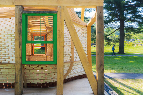 A pavilion made of mycelium bricks - MaterialDistrict
