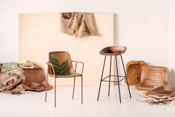 A chair made of coffee sacks - MaterialDistrict