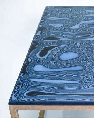 A table made of denim - MaterialDistrict