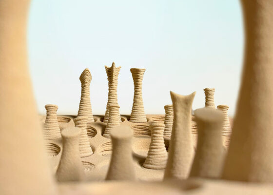 Organic Elegance: A Chess Set Born from Sand and Technology ...