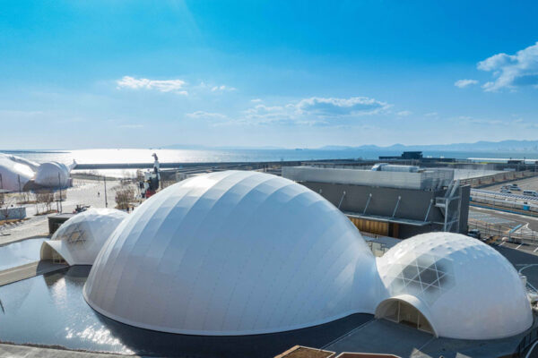 Blue Ocean Dome by Shigeru Ban Showcases Cardboard, Bamboo and Carbon ...