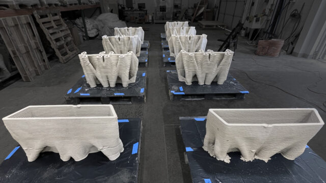 Diamanti: 3D Printed Concrete Canopy with Post-Tensioning and ...