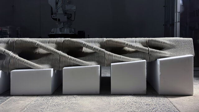 Diamanti: 3D Printed Concrete Canopy with Post-Tensioning and ...