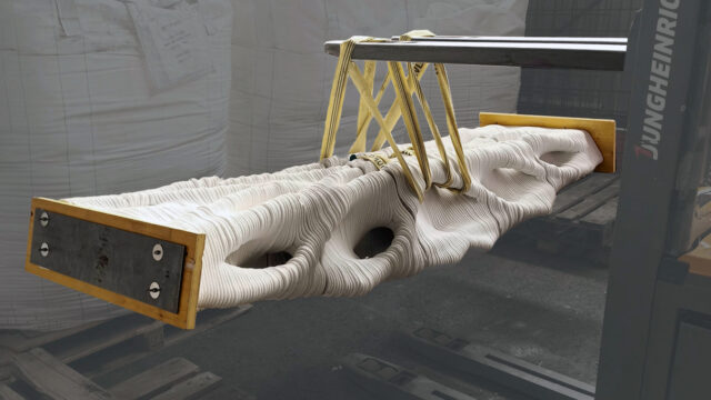 Diamanti: 3D Printed Concrete Canopy with Post-Tensioning and ...