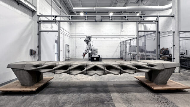 Diamanti: 3D Printed Concrete Canopy with Post-Tensioning and ...