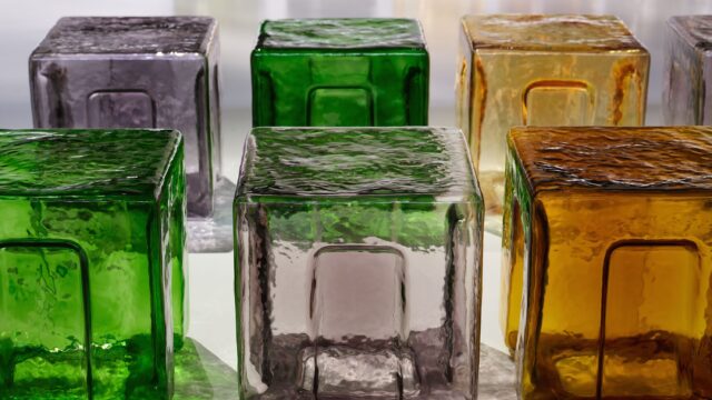Waves in Glass: Murano Blown Stools Reflect the Sea at Bottega Veneta ...