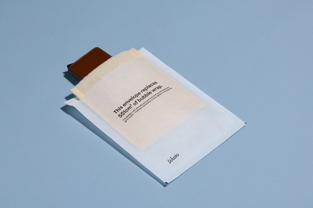 Woola wool packaging - MaterialDistrict