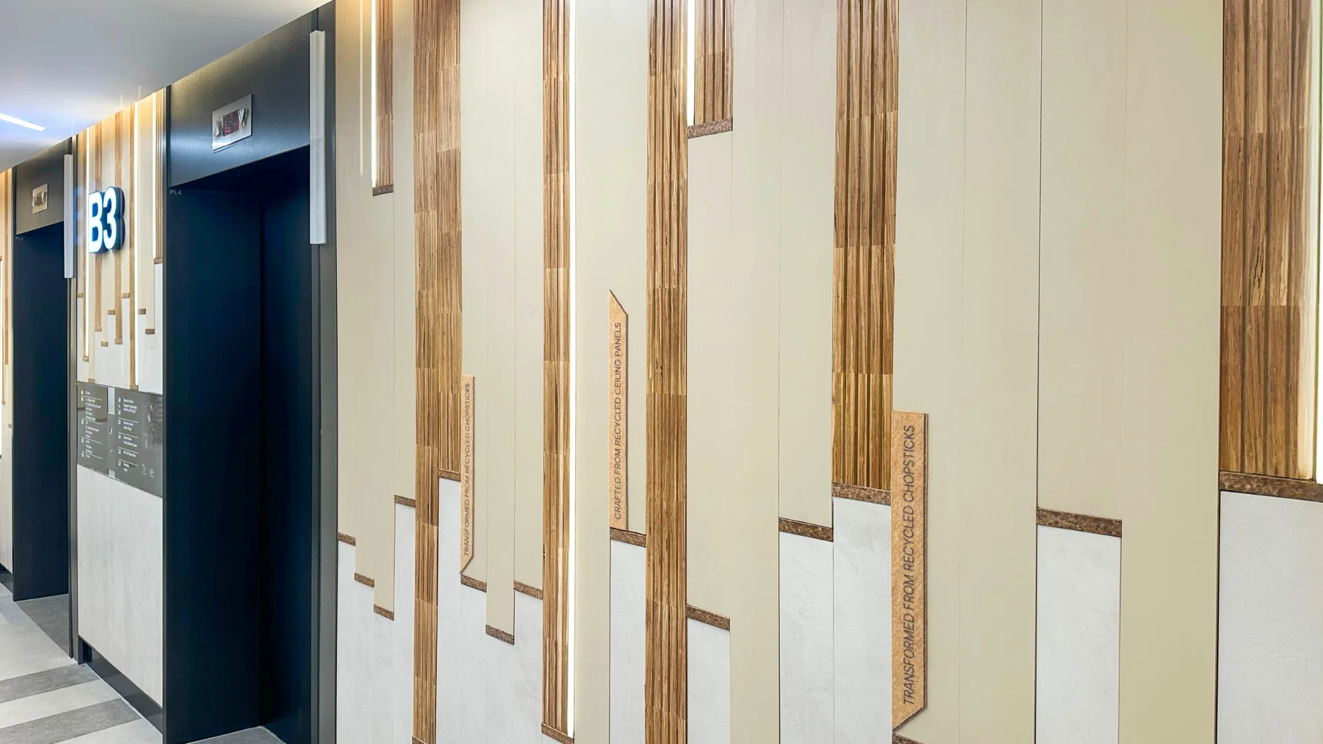Recycled Chopsticks Find a Second Life in Singapore Shopping Mall ...