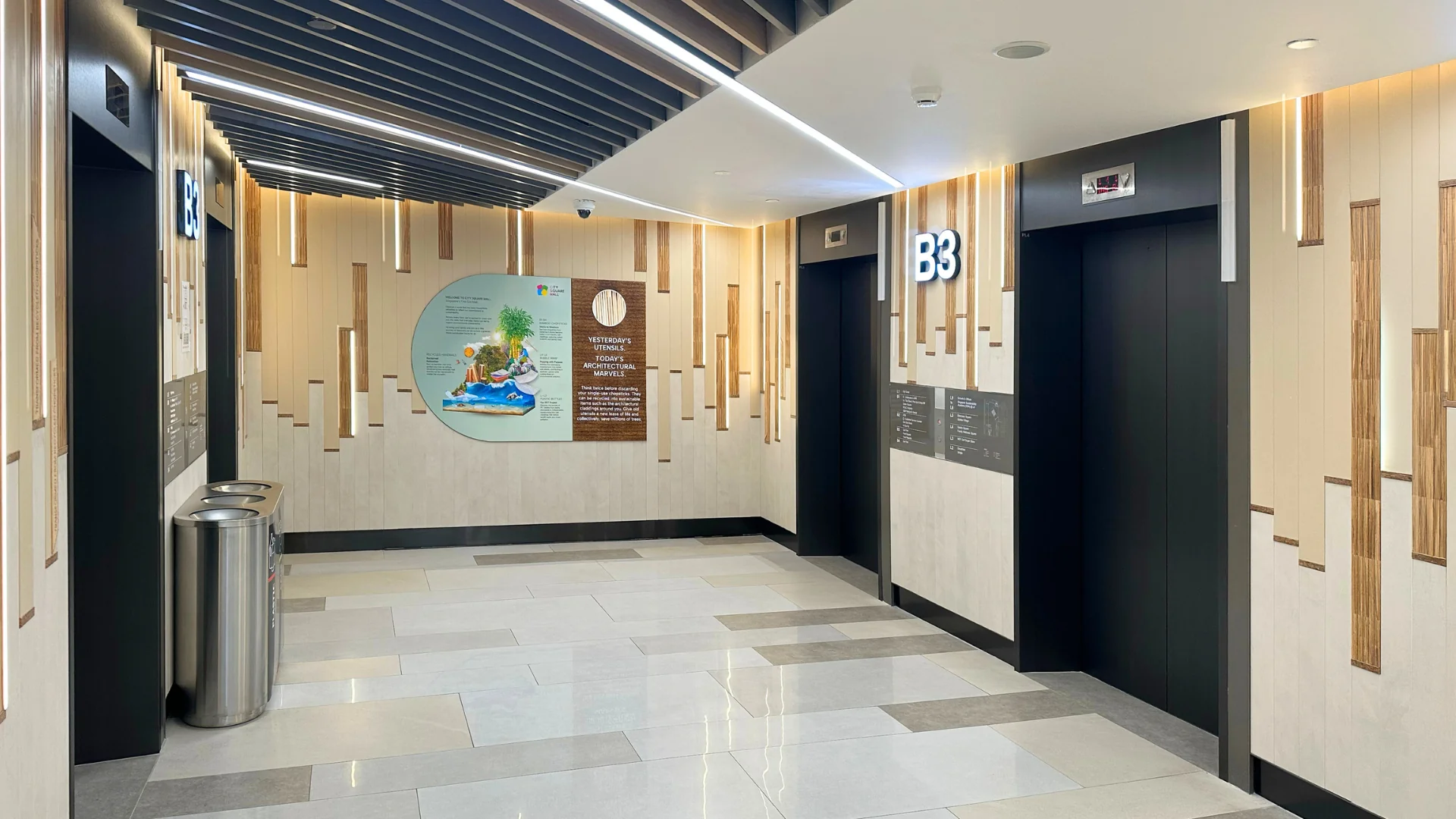 Recycled Chopsticks Find a Second Life in Singapore Shopping Mall ...
